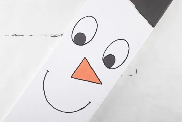 How To Make Wooden Snowman Faces (With Printable Template) - Homestead ...