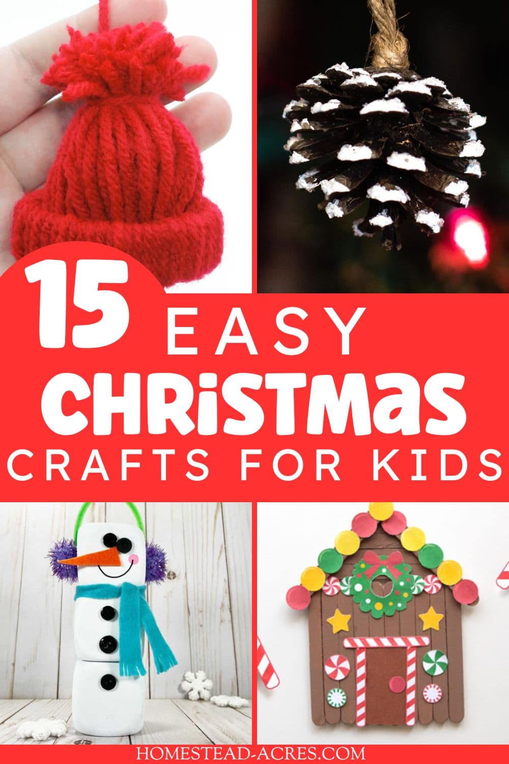 15 Easy Christmas Crafts For Kids